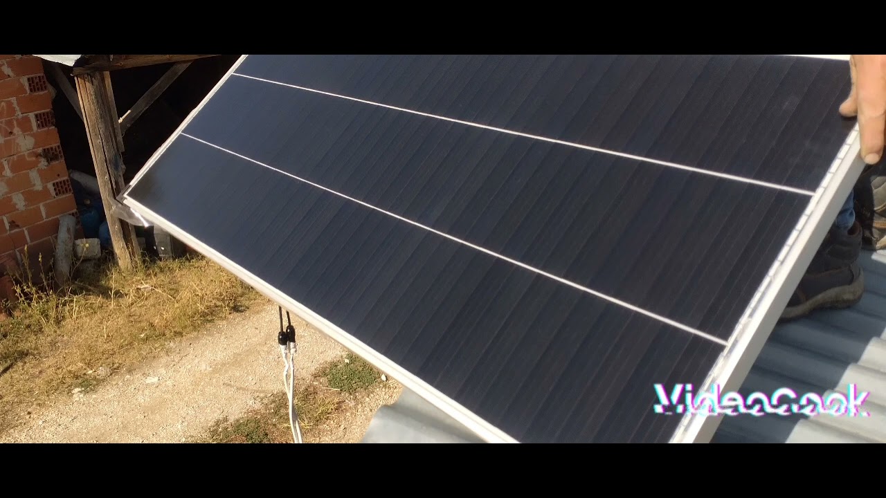 solar lights electric energy panel - YouTube