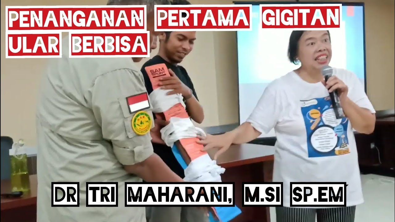 FIRSTAIDS SNAKEBITE WITH DOKTER TRI MAHARANI - YouTube