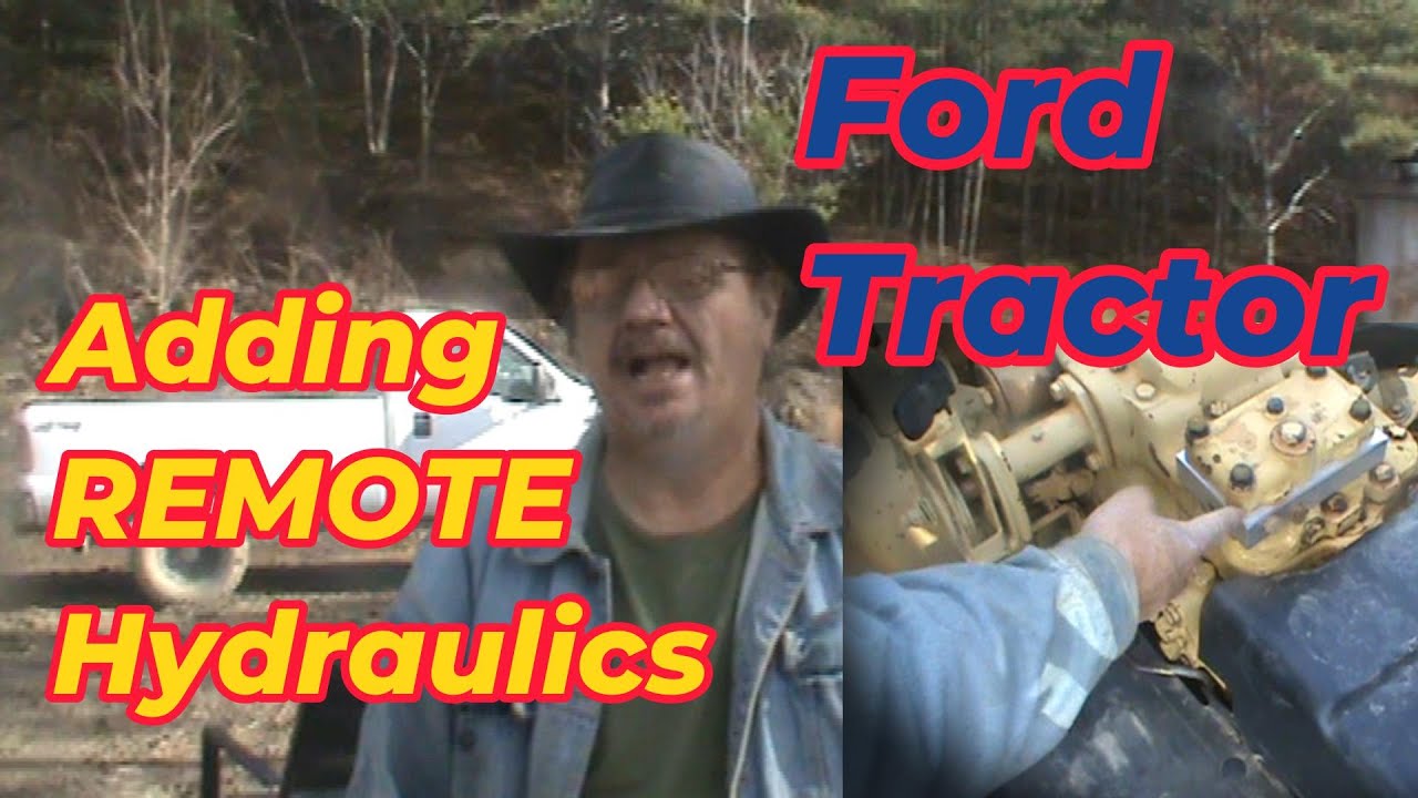 Ford 445c Tractor Remote Hydraulics - YouTube