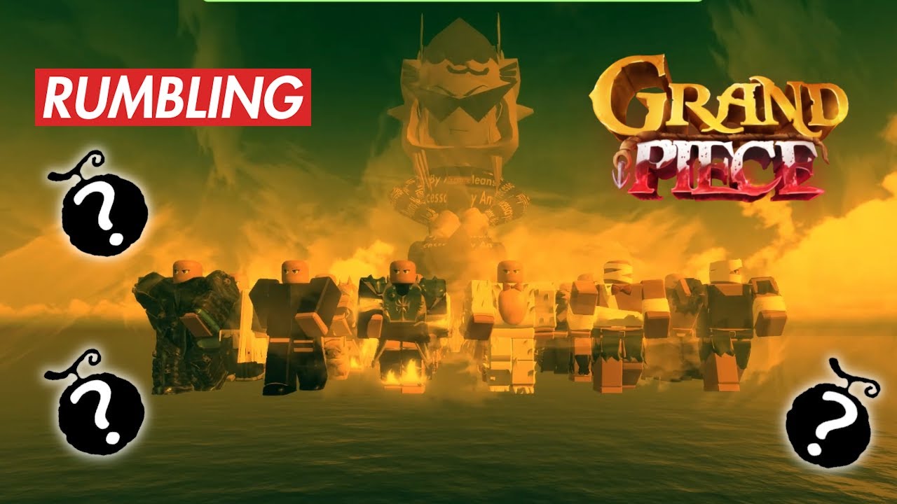 RUMBLING Grand Piece Online !!! FRUIT + OUTFIT FR GPO EVENT - YouTube