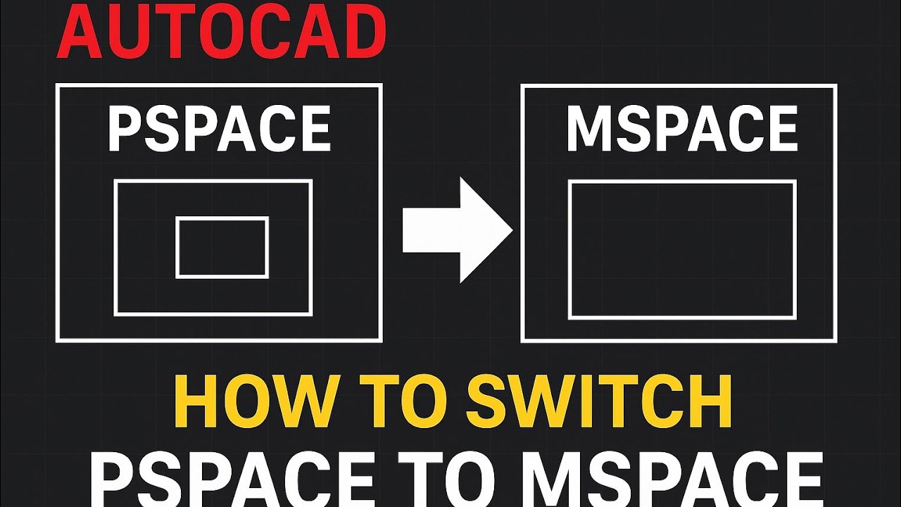 Stuck in AutoCAD Layout? How to Go Back to Model Space (Easy Fix ...