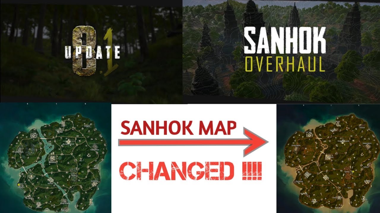 Update 8.1 PUBG | New Sanhok Map features and new places explained ...