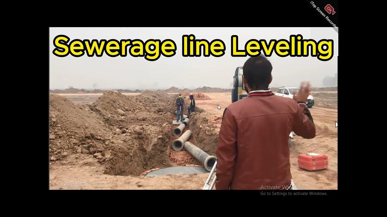 How to Calculate Sewerage Line Invert Level & Pipe Length | How to Calculate Invert Levels ...