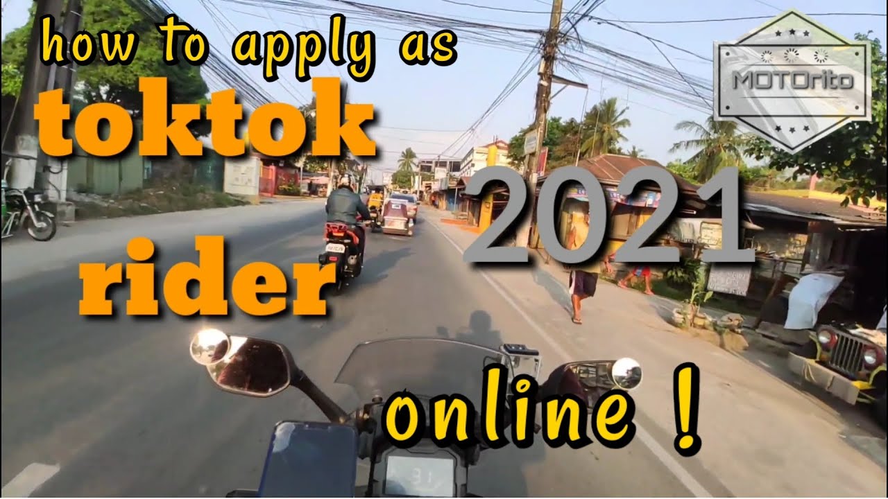 paano maging toktok rider | MOTOrito - YouTube