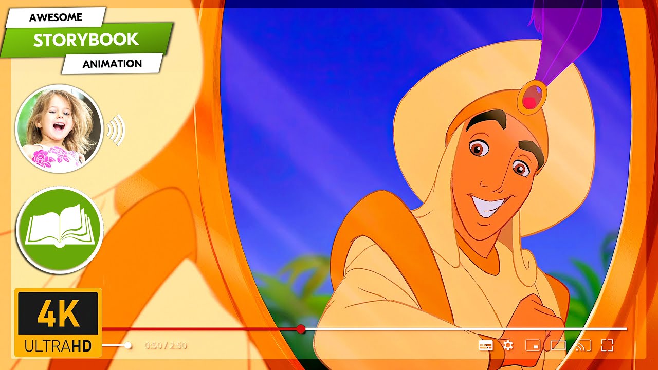 Aladdin and the magic Lamp 1992 Remastered 4K UHD with Storybook ...