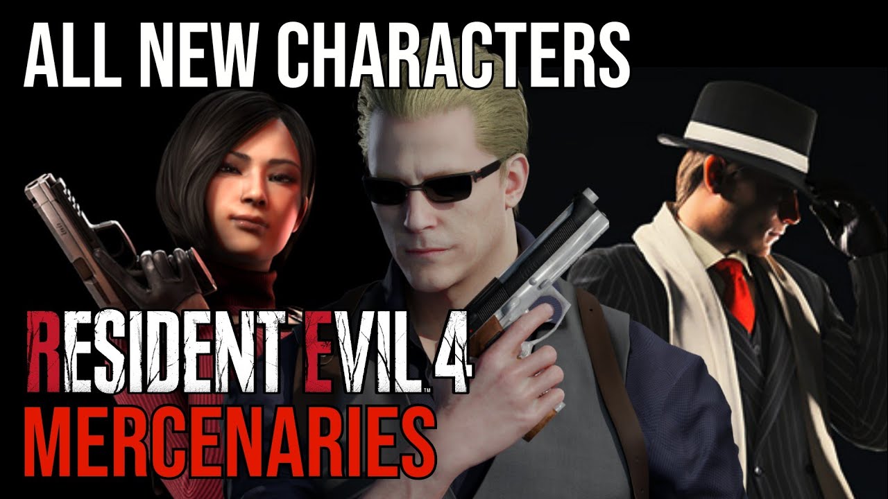 Resident Evil 4 Remake: Mercenaries | All New Characters | PS5 Gameplay ...