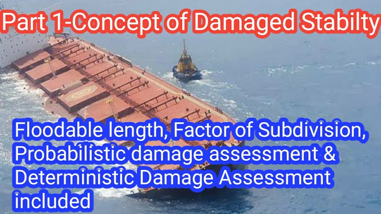 Part 1/3 Concept of Damaged Stabilty,With Floodable length ...