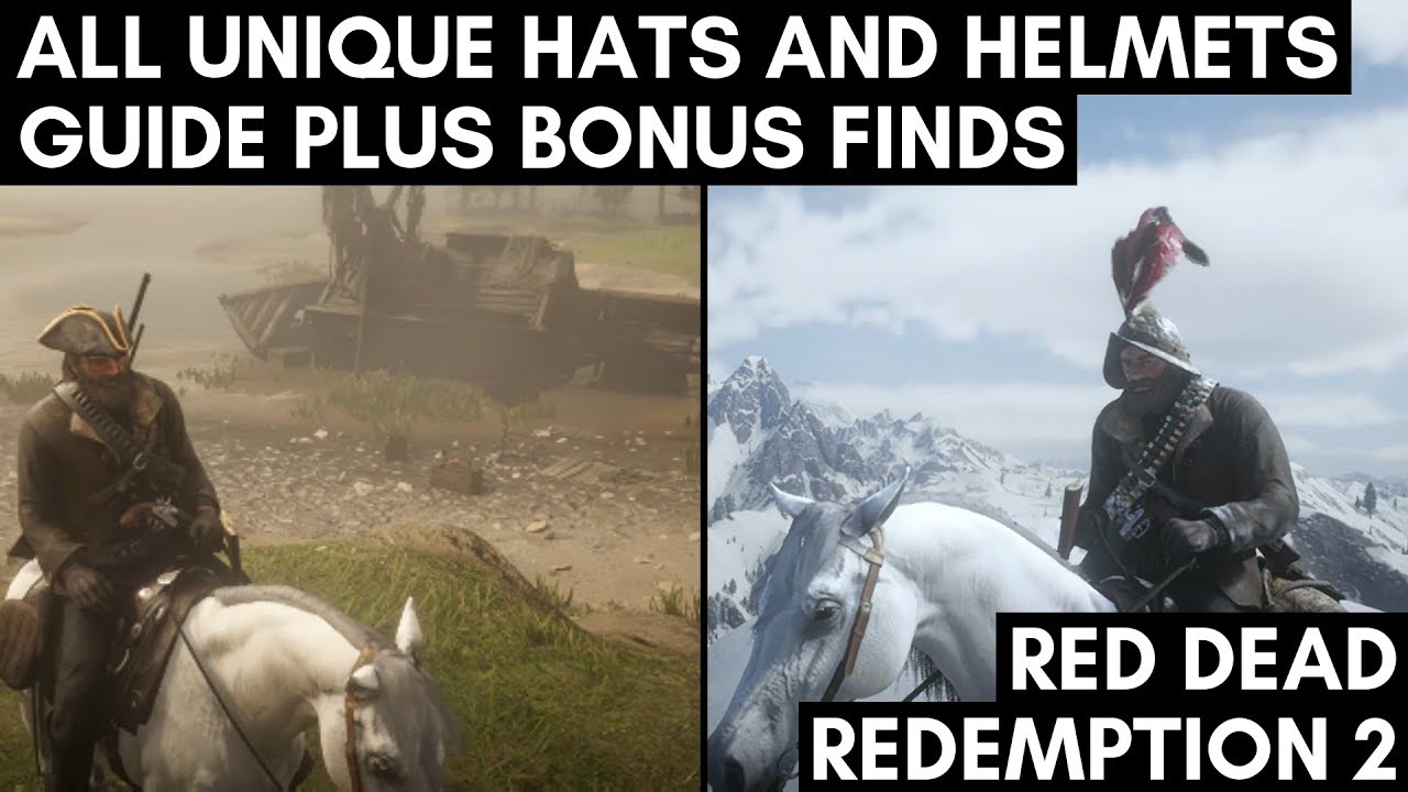 All Unique Hats And Helmets Guide Plus Bonus Finds! Red Dead Redemption ...