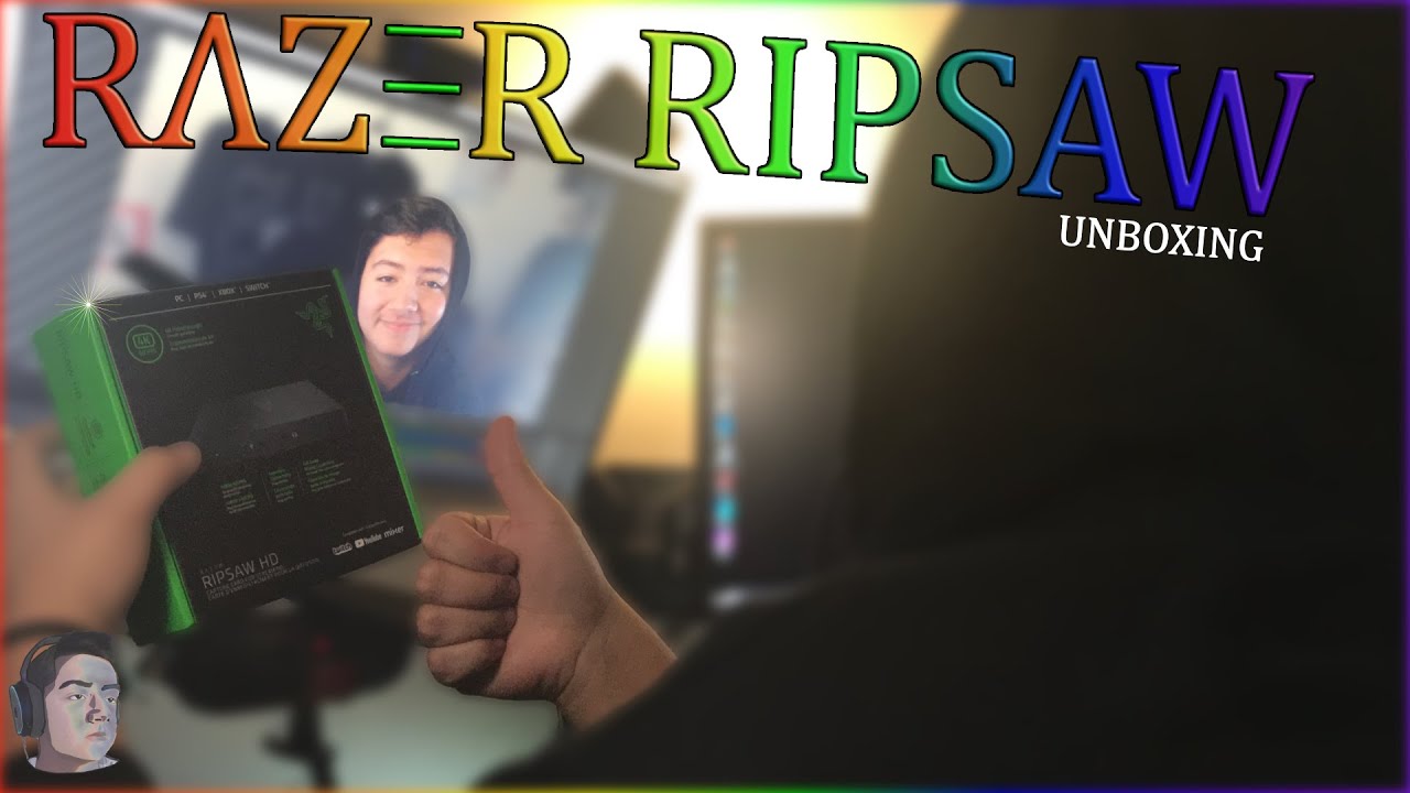 Unboxing My Razer Ripsaw, Setup (Marry Cristmas) - YouTube