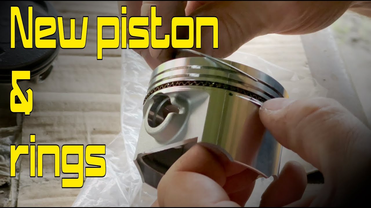 Quad/ATV piston ring replacement - YouTube