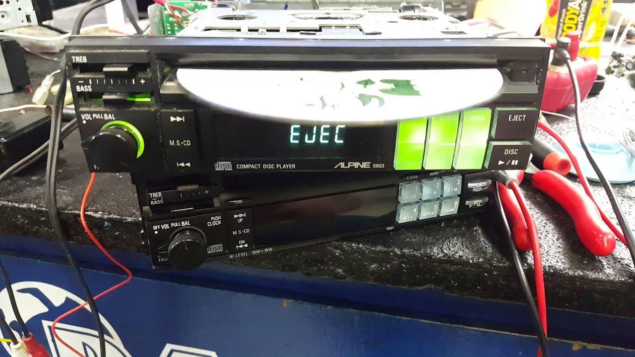 Alpine 5903 gear repair - YouTube