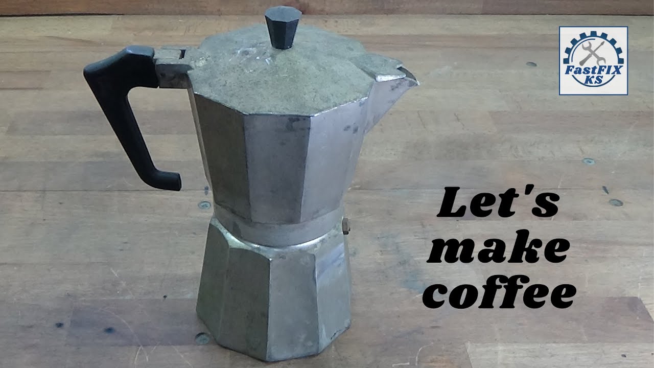 Italian Moka Espresso Pot - Coffee Maker | Restoration - YouTube