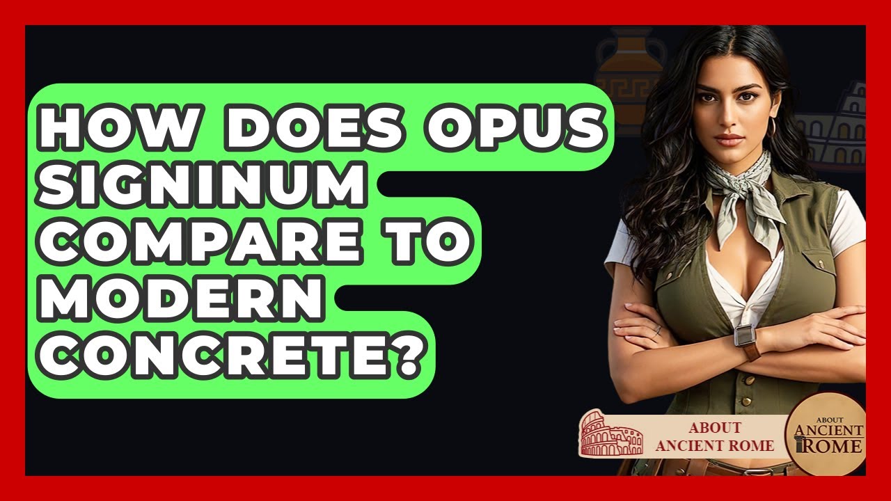 How Does Opus Signinum Compare To Modern Concrete? - All About Rome ...