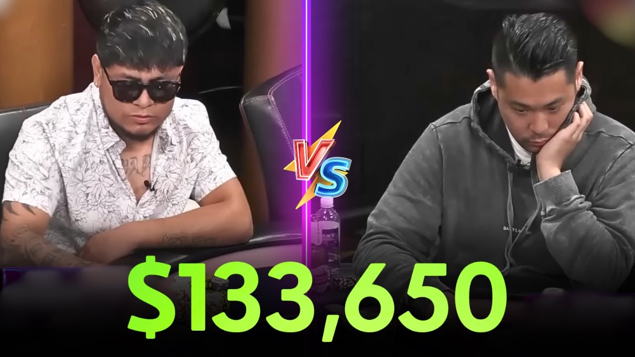MONSTER POT $133,650 With TWO PAIR At Live Cash Game - YouTube