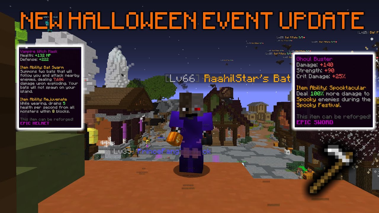 *NEW* Halloween/Spooky Event Update (Hypixel Skyblock) - YouTube