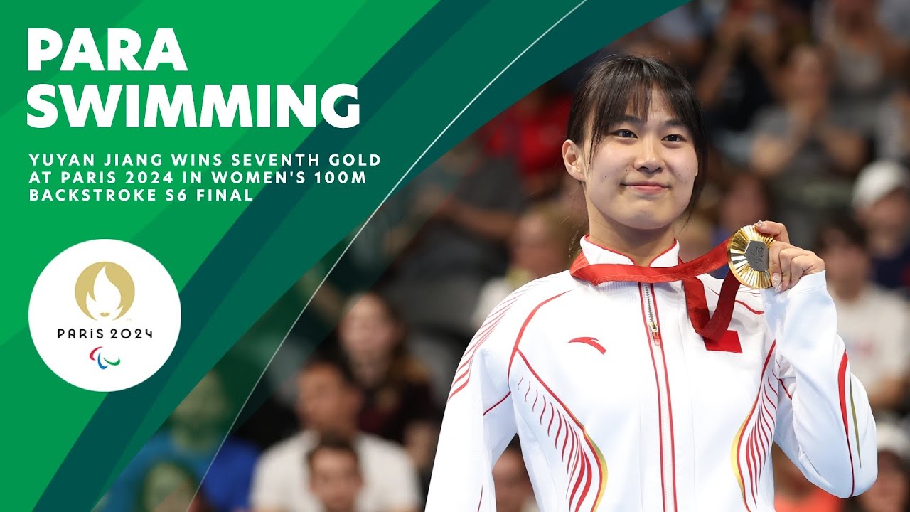 Jiang Yuyan Wins The Women's 100m Backstroke S6 🇨🇳 🥇 - YouTube