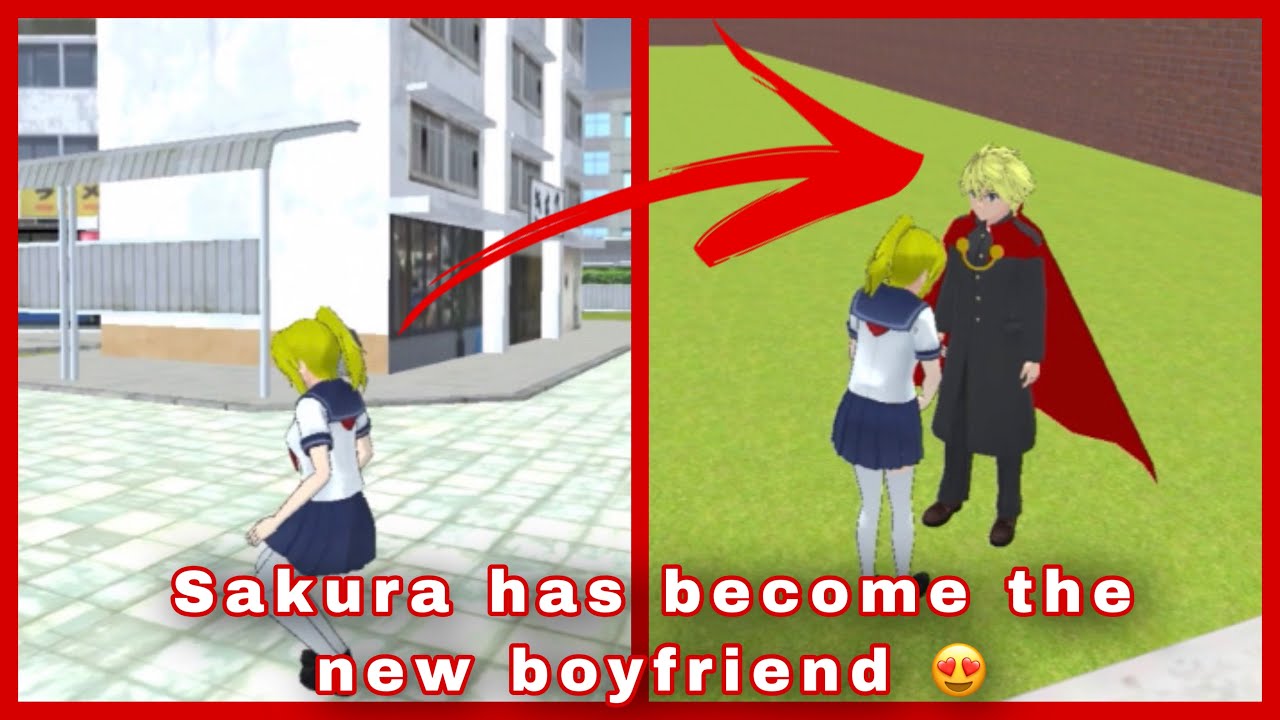 Sakura has become the new boyfriend sakura school simulator - YouTube