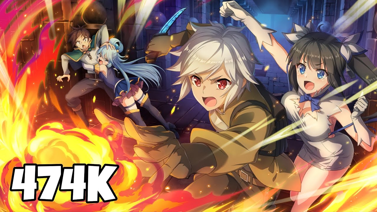 Konosuba fantastic days : Arena Winter Shogun 474K Physical Team - YouTube