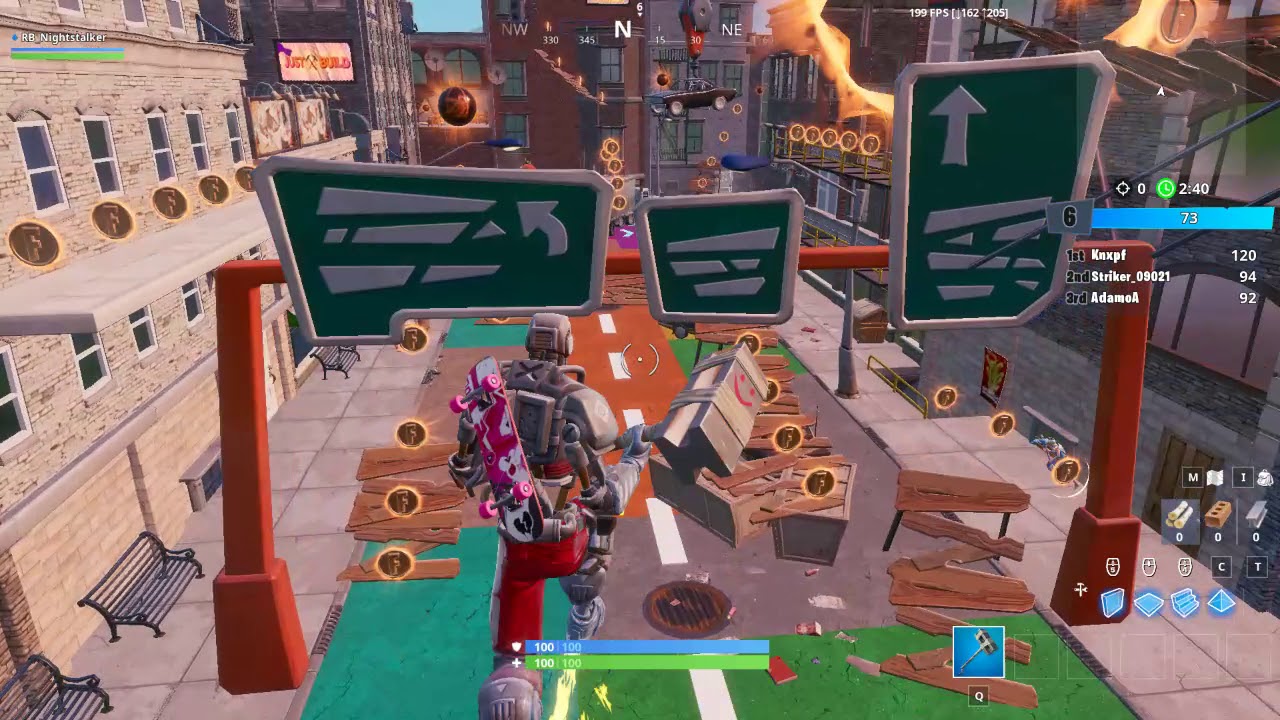 Fortnite Jonesy Basketballcourt, rooftop and back of the truck ...