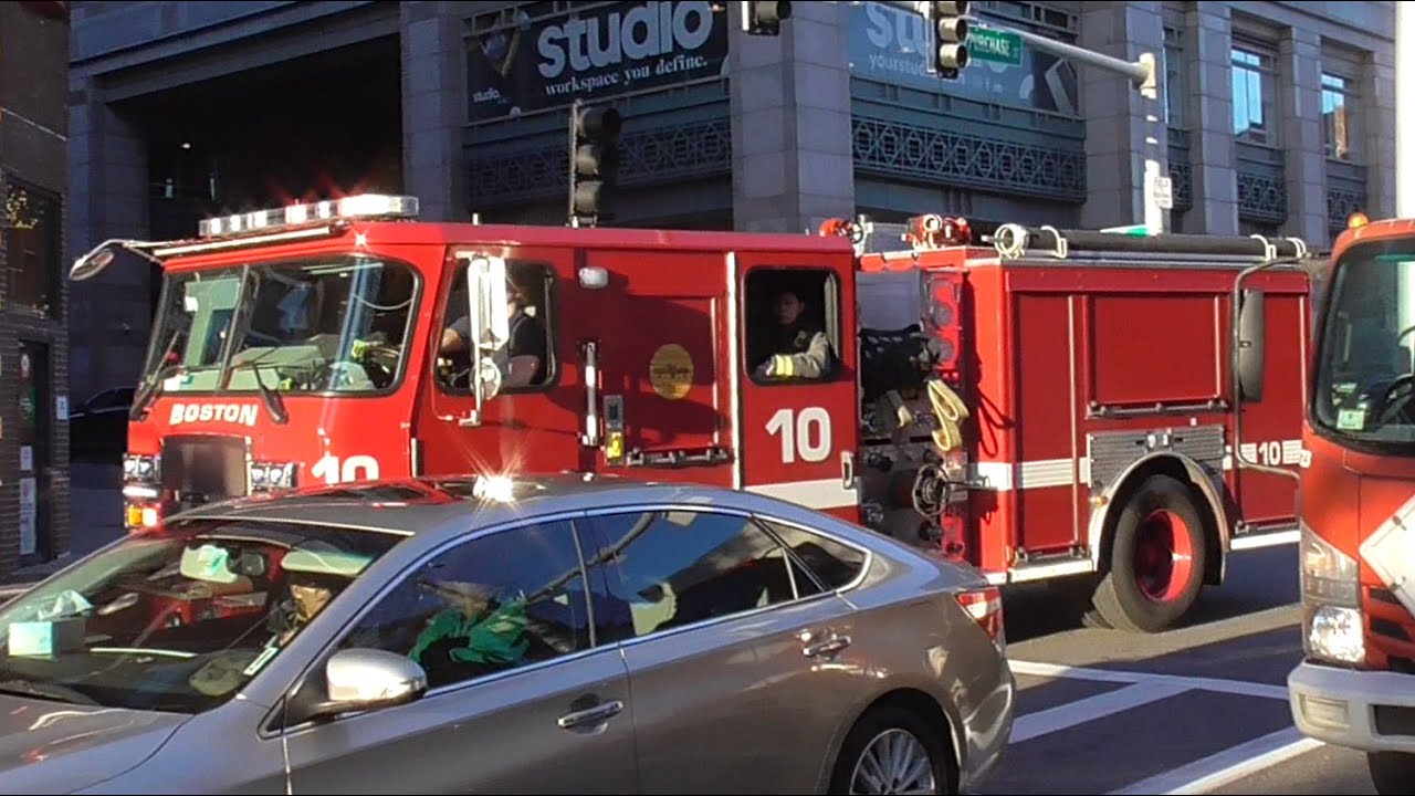 Boston First Responders Fight Rush Hour Traffic - YouTube