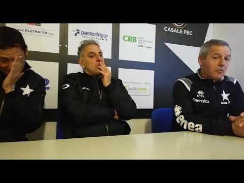 Casale Verbania Serie D la conferenza di Francesco Buglio - YouTube