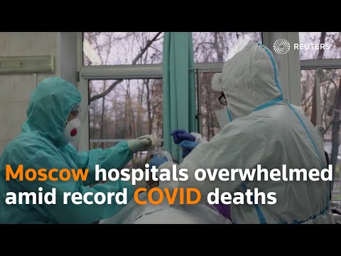 Moscow hospital overwhelmed amid record COVID deaths