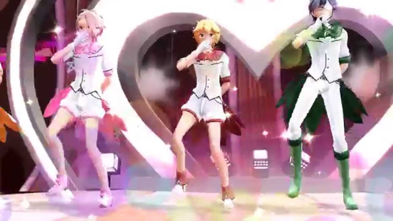 [MMD] Binan Kōkō Chikyū Bōei-bu Love! - Two Faced Lovers - YouTube