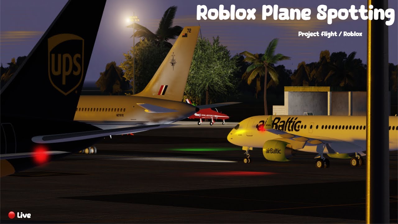 🔴 Project Flight ️ :: Roblox Plane spotting in a PUBLIC SERVER at NEW AIRPORT Punta Cana! - YouTube