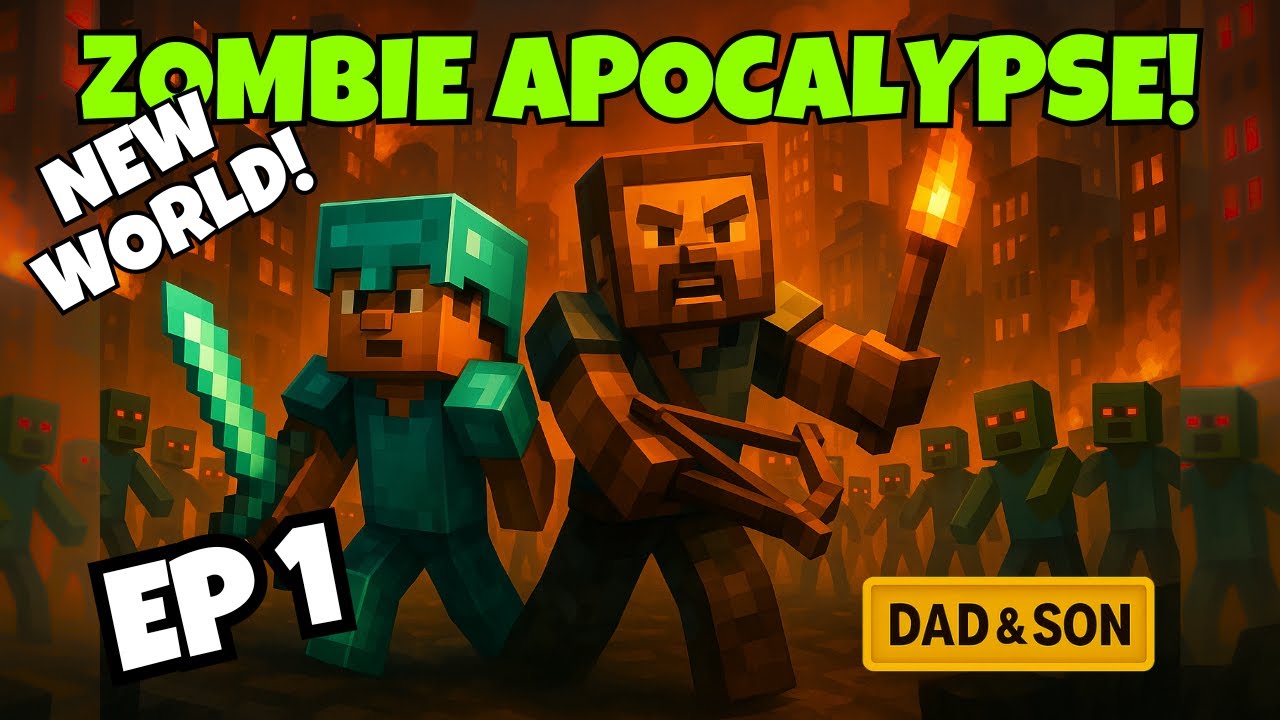 Surviving the Zombie Apocalypse | Father & Son (Custom Mods!) - YouTube