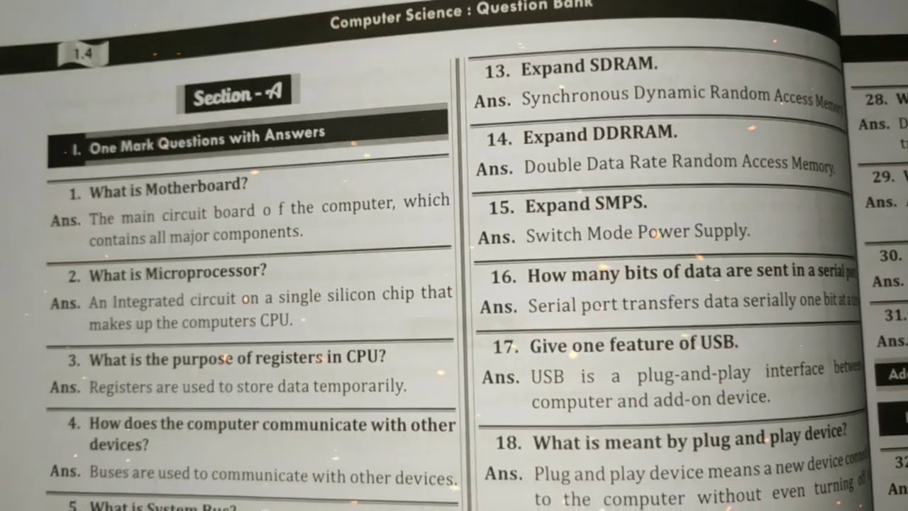 Computer science 2nd puc 1st chapter 1 - YouTube