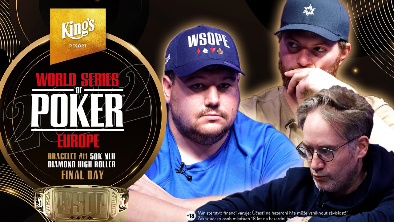 ♠️♥️ WSOPE Final Day €50k High Roller Bracelet Event #11 - Shaun Deeb ...