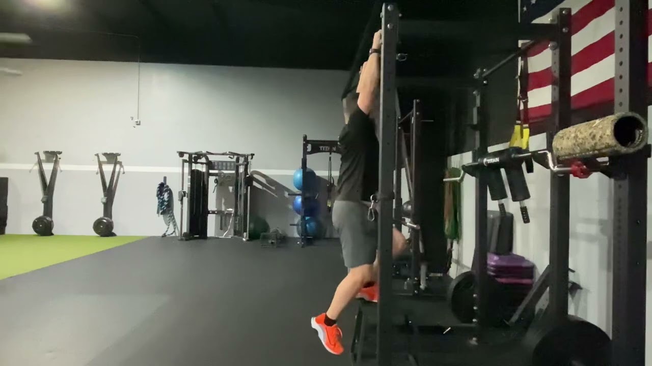 Chair Assisted Pull-up - YouTube