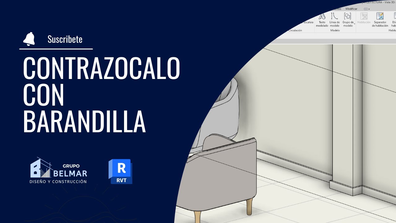 Contrazócalo en Revit con la Herramienta Barandilla | Grupo Belmar ...
