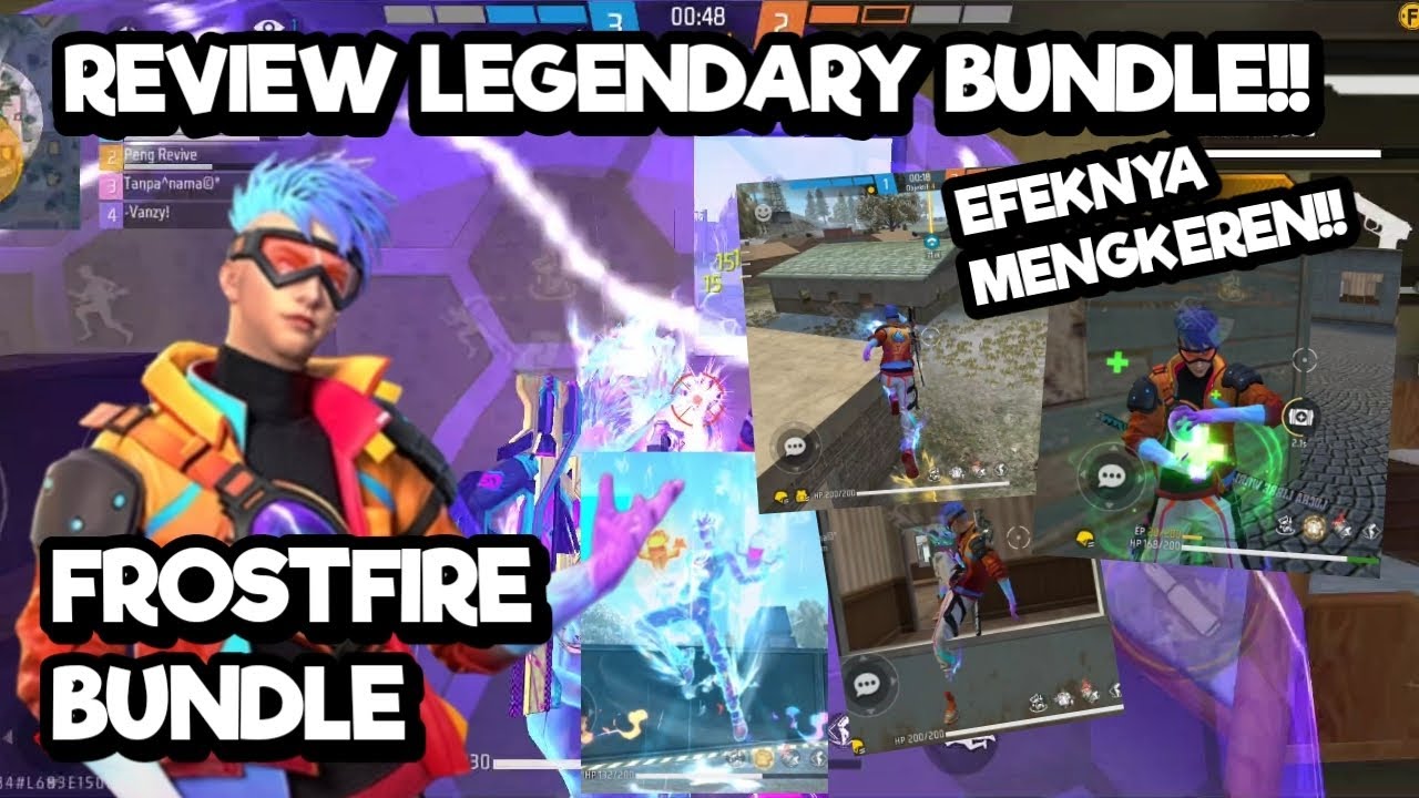 REVIEW LEGENDARY BUNDLE FROSTFIRE! EFEKNYA MENGKEREN! - Free Fire - YouTube