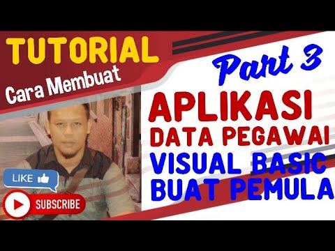 Tutorial Cara Membuat Aplikasi Data Pegawai (Part 3) Penginputan Data ...