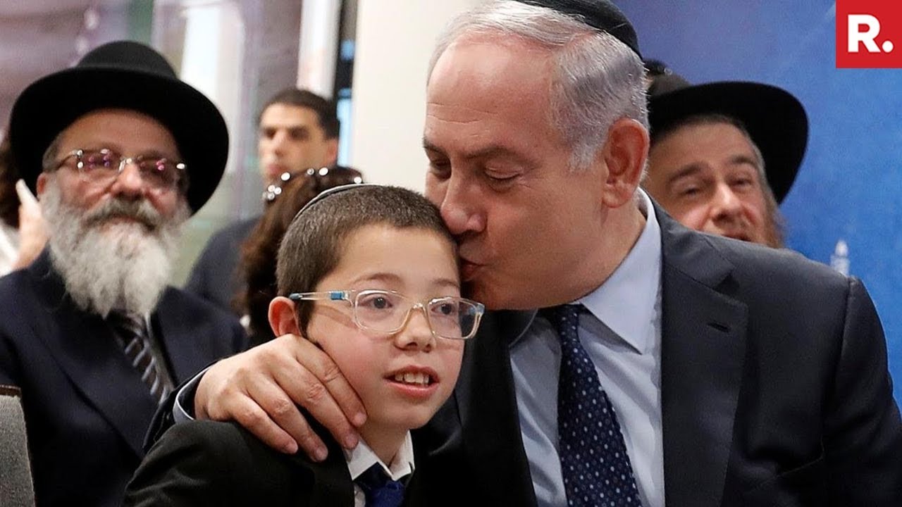 Israeli PM Benjamin Netanyahu Meets 'Baby Moshe' At Nariman House - YouTube