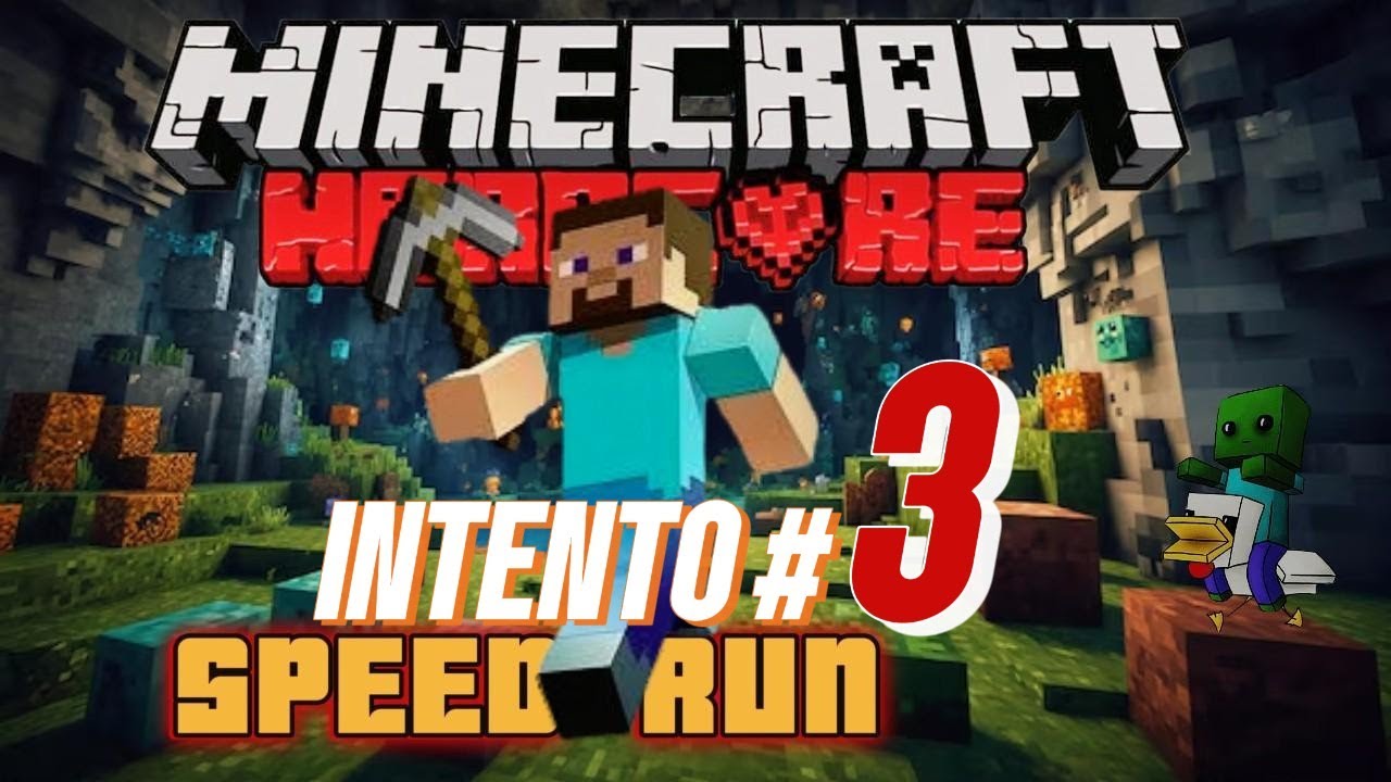 Minecraft speed run TERCER intento - YouTube