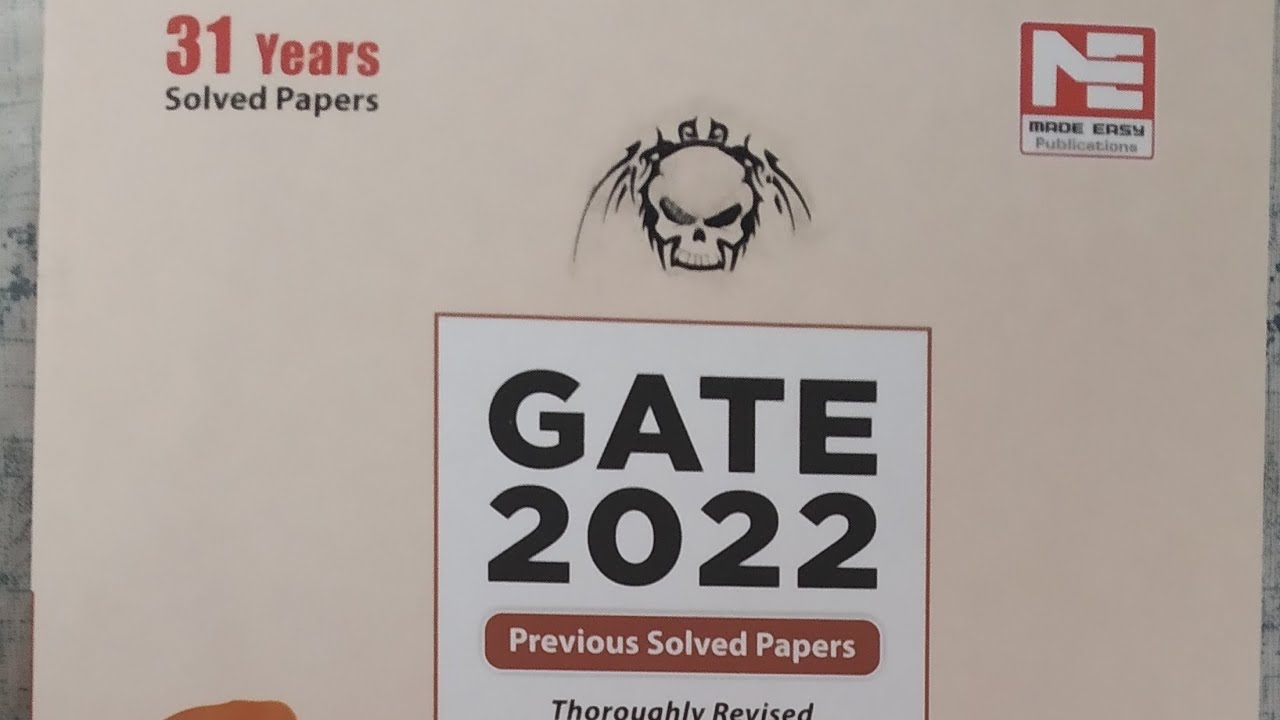 Gate 2022 previous year question papers Book Made Easy | Review - YouTube