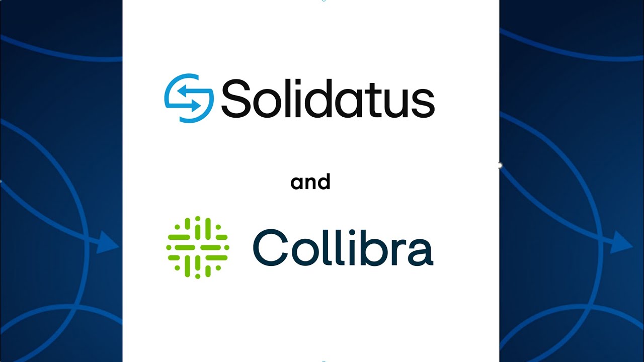Solidatus collaborating with Collibra - YouTube