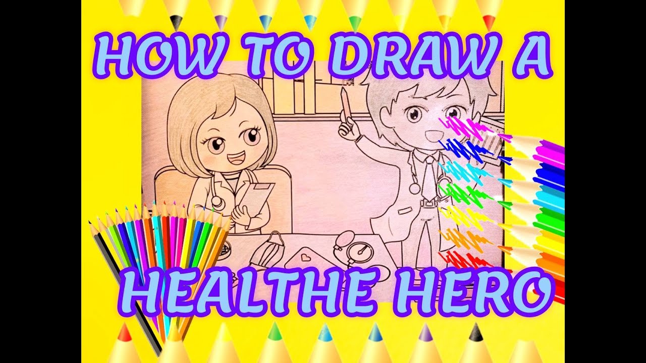 How To Draw & paint Health Heroes - Doctors and Nurses - YouTube