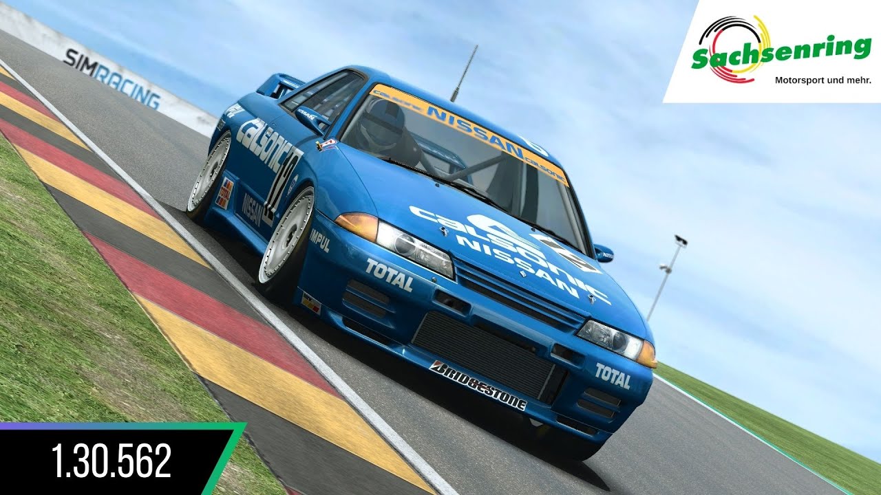 Raceroom competition winning lap - Sachsenring - Nissan Skyline GTR R32 ...