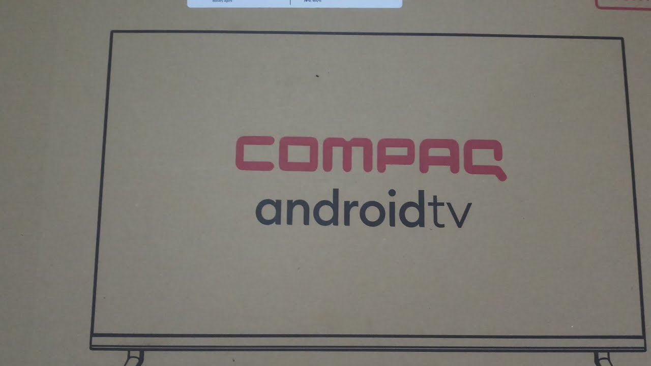 how to tv installation #Compaq tv unboxing #4k tv unboxing #Compaq tv ...