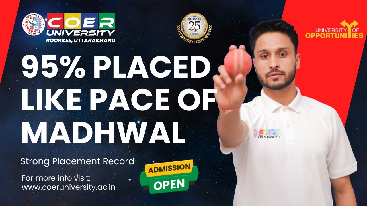 Discover COER University's 95% Strong Placement with Akash Madhwal ...