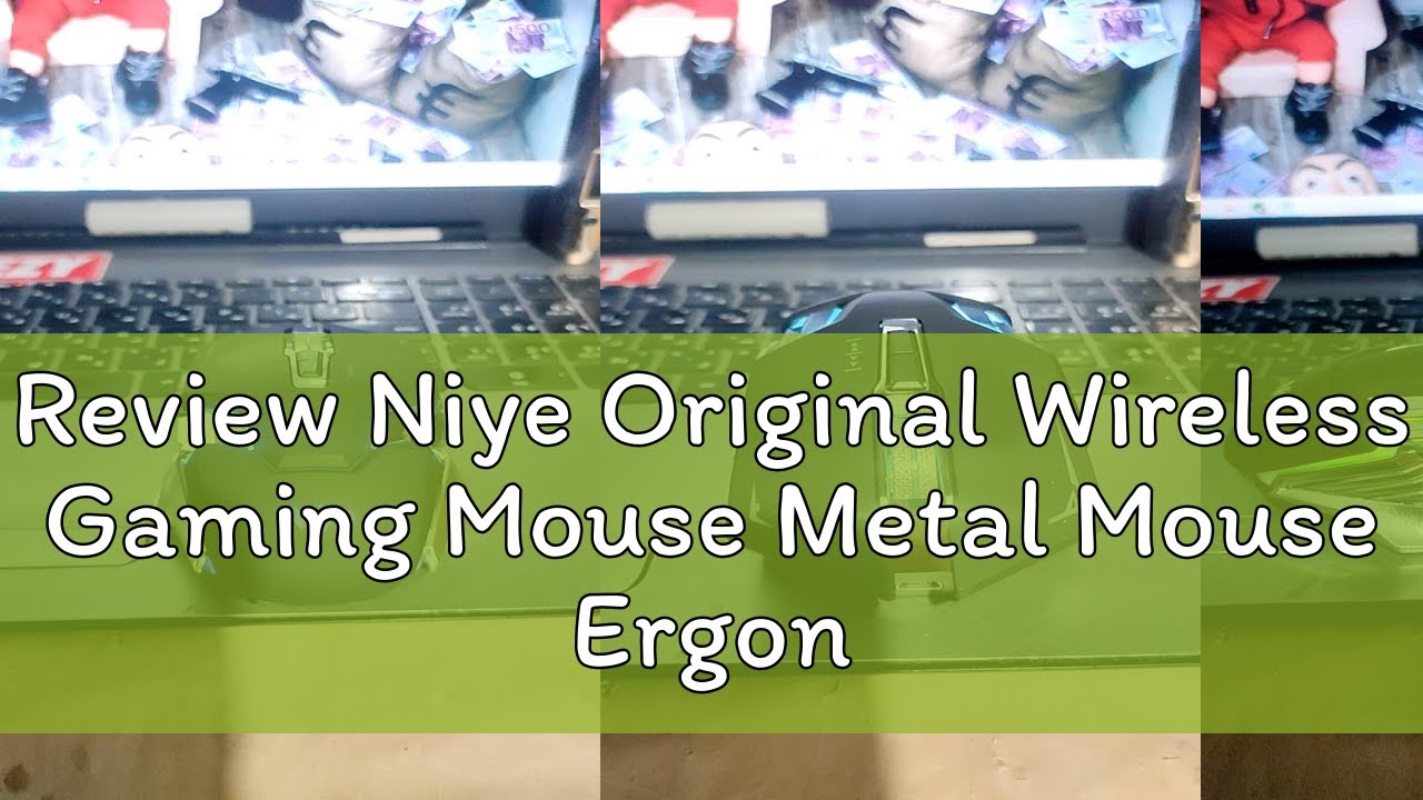 Review Niye Original Wireless Gaming Mouse Metal Mouse Ergonomic ...