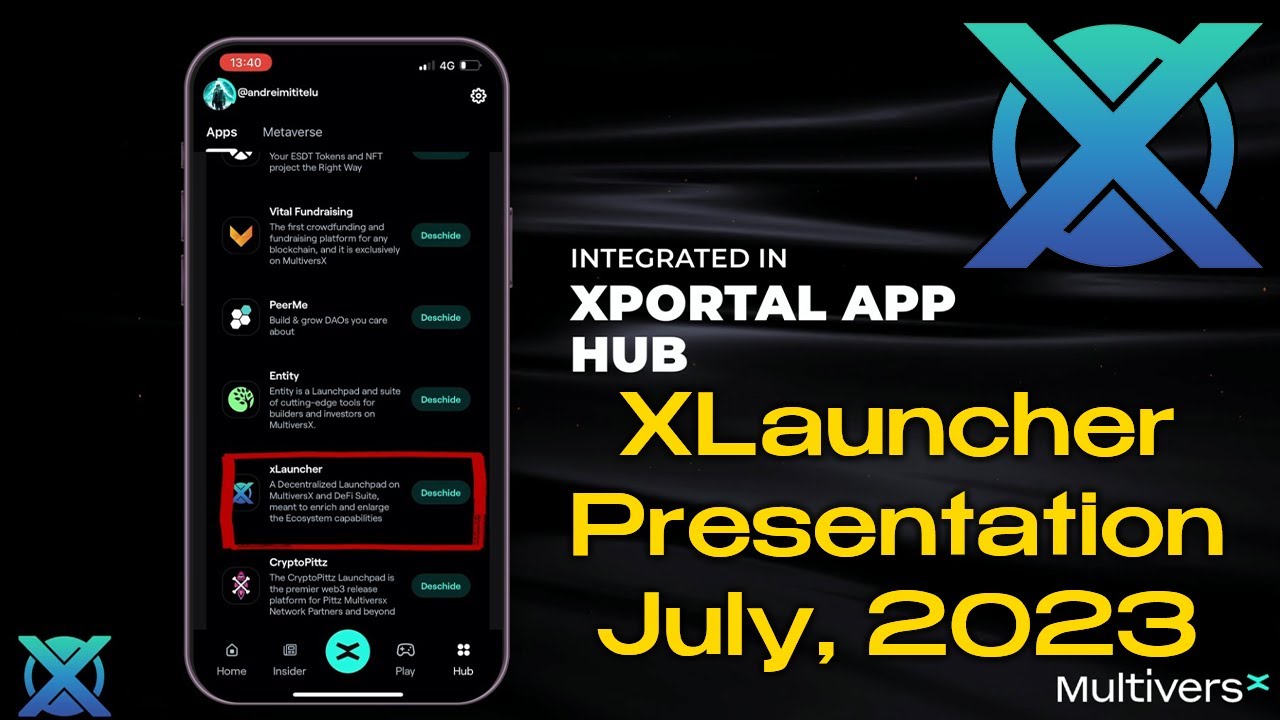 XLauncher - Presentation, Updates & The XLH Token - July 2023 - YouTube
