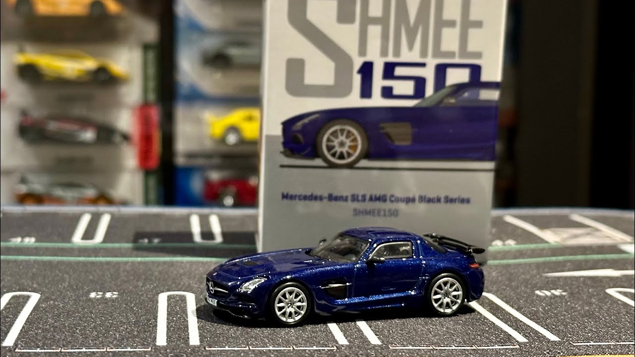 Unboxing: Tarmac Works X Shmee150 Mercedes Benz SLS Black Series - YouTube