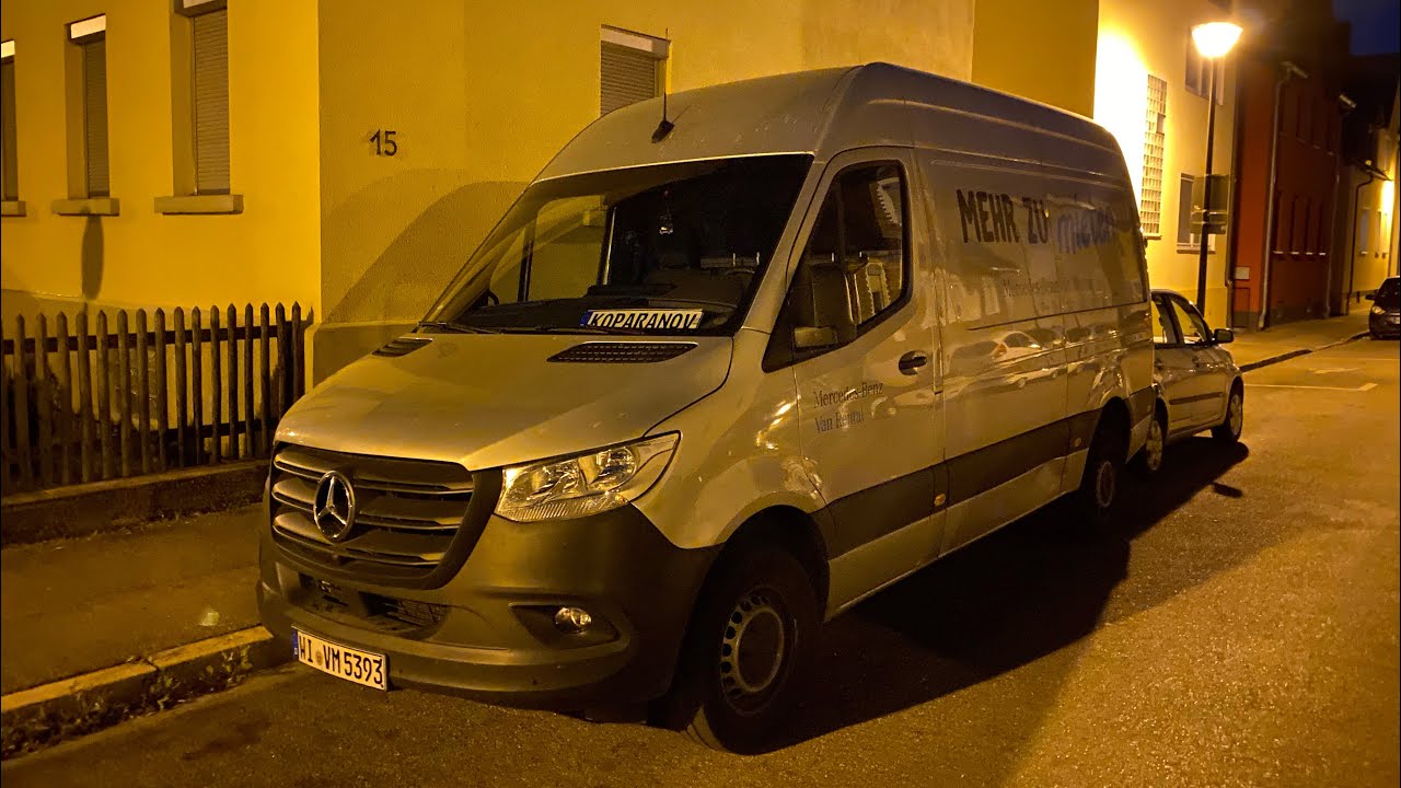 Mercedes Sprinter 2022 | POV Drive at night - YouTube