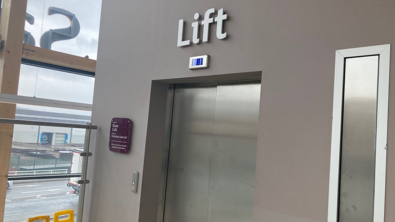 Otis GeN2 Lift at Sainsbury's, Wadsley Bridge, Sheffield - YouTube