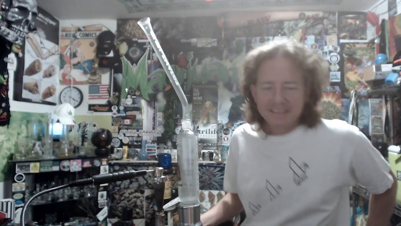 Marijuana man gets high using his new Attament for the Sublimator the ...