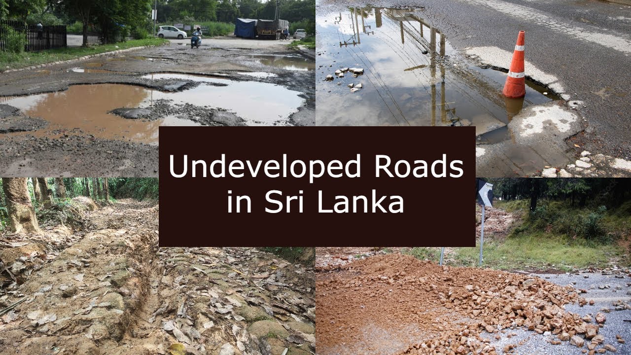 Undeveloped roads in Sri Lanka - YouTube